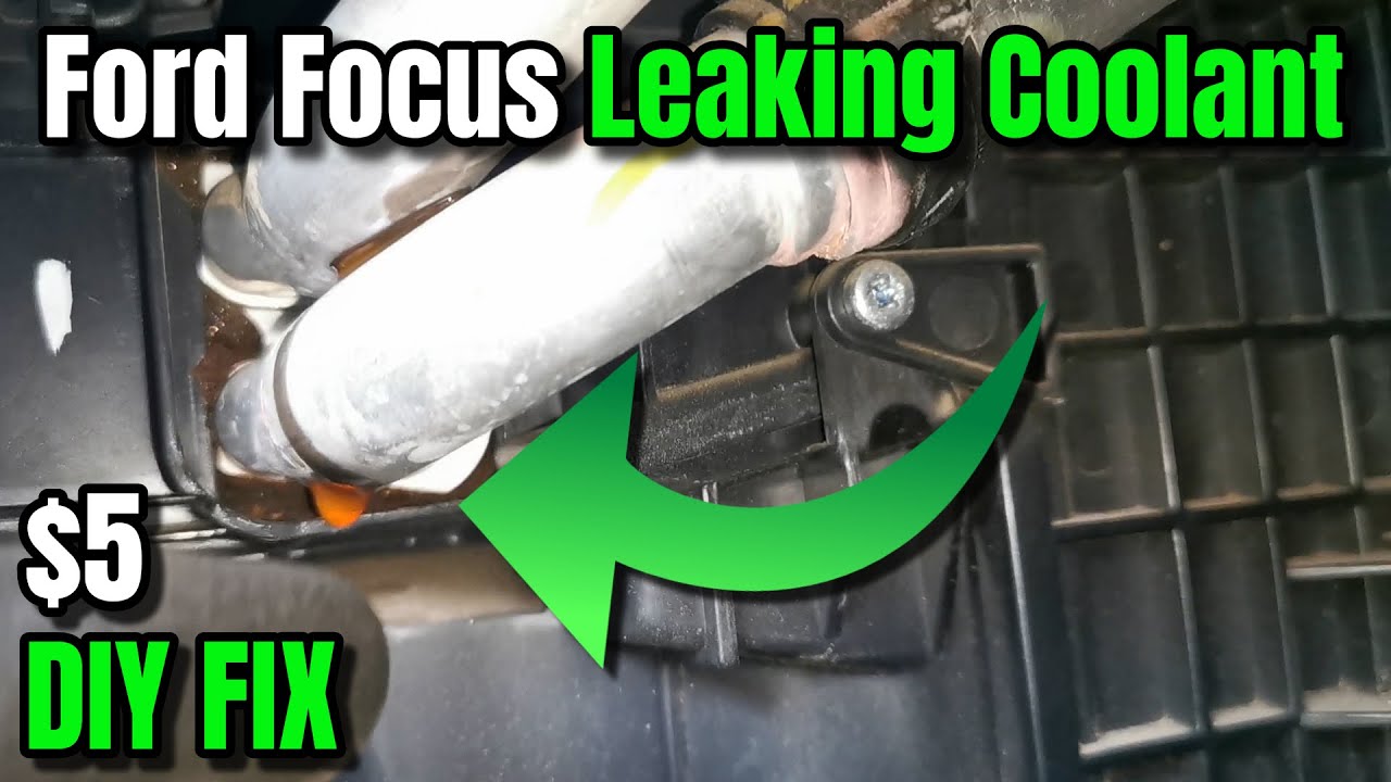 Ford Focus Leaking Coolant Inside The Car From Failed Heater Core O ...