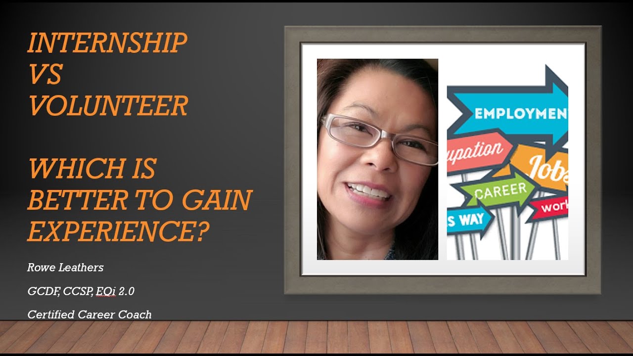Internship vs. Volunteer: Which is best for you? - YouTube