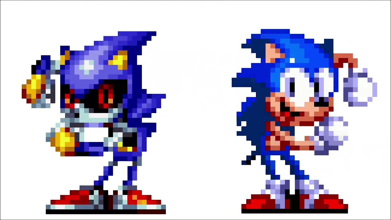 Classic Metal Sonic And Sonic Dancing Meme Youtube