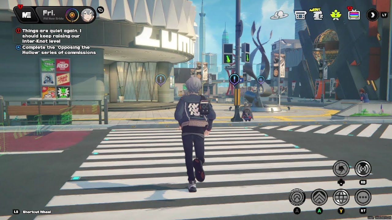 The Lumina Square Crosswalk is now fully functional😎 [Zenless Zone Zero ...