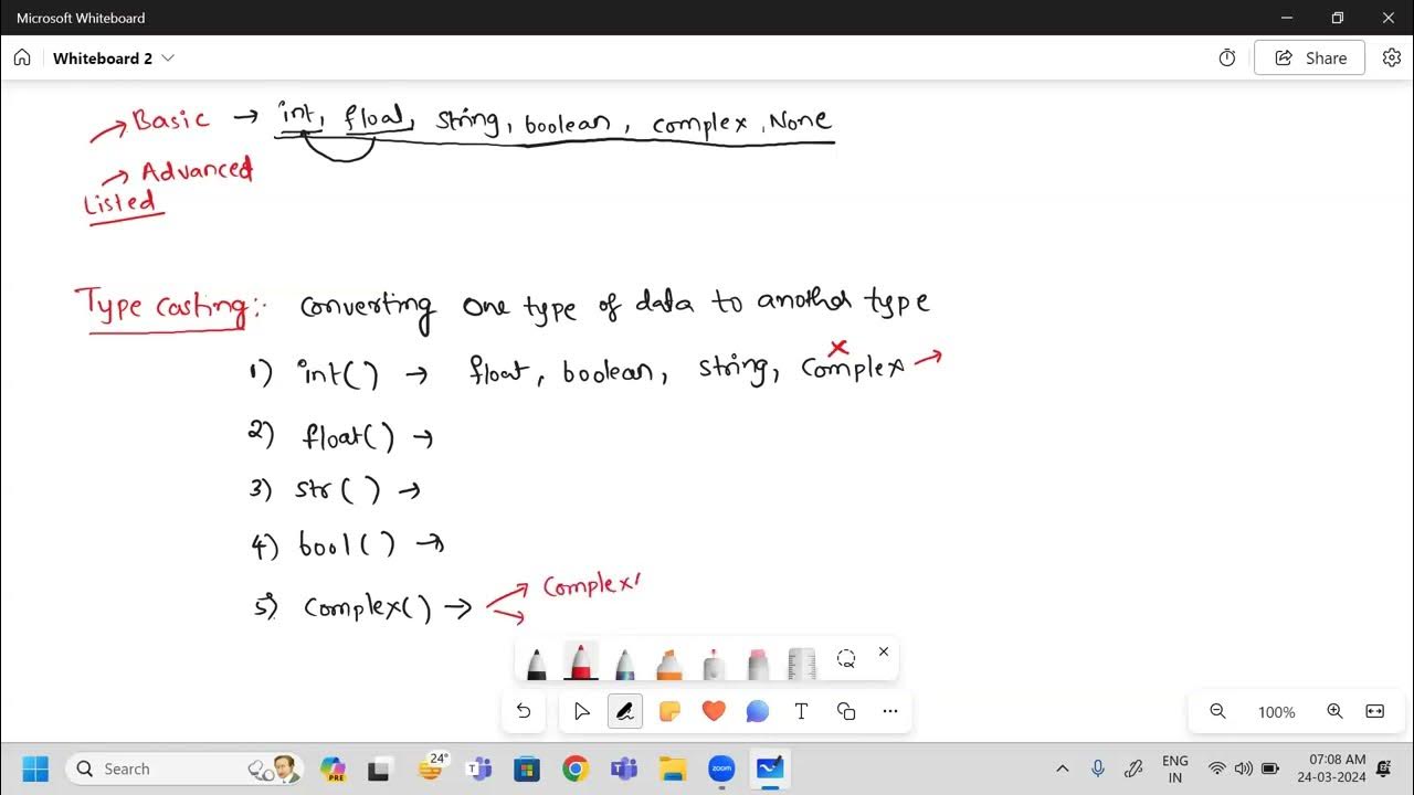 Day_3.1: Python Type Conversion (Part - 1) - YouTube