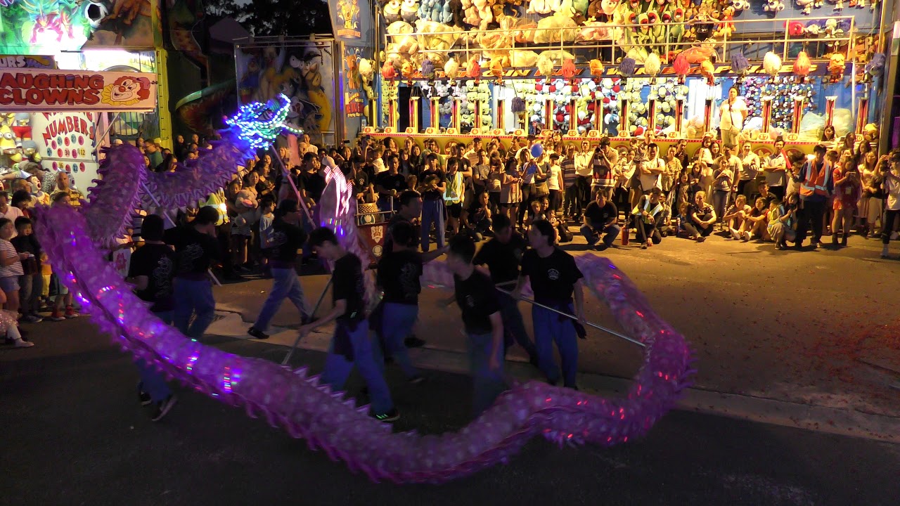 Dragon dance and firecracker at Vietnamese community Lunar New Year ...