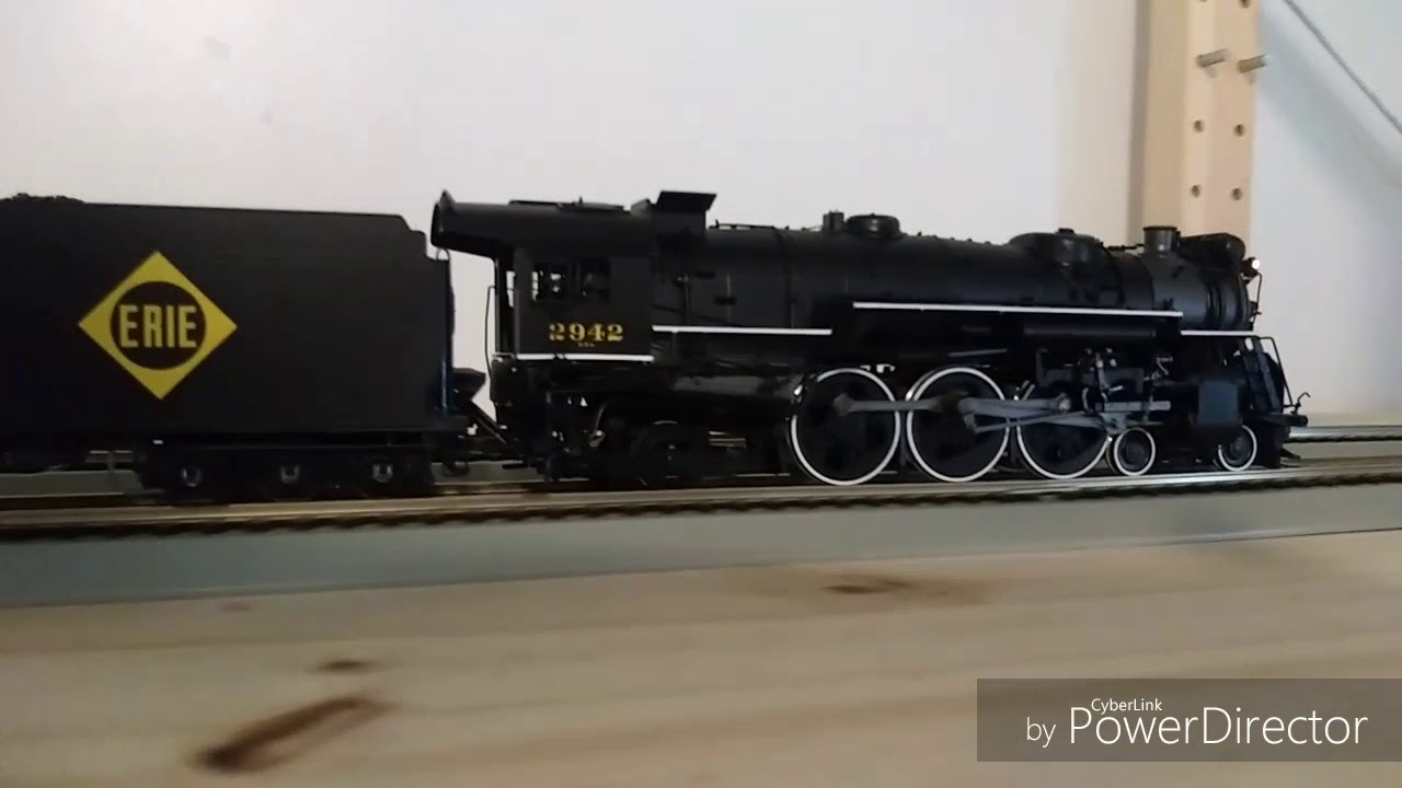 HO Scale Brass Precision Scale Co. Erie K-5a 4-6-2 with DCC Tsunami2 ...