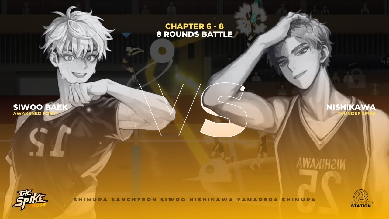 Siwoo Baek vs Nishikawa | S+ Battle Gameplay | The Spike Cross - YouTube