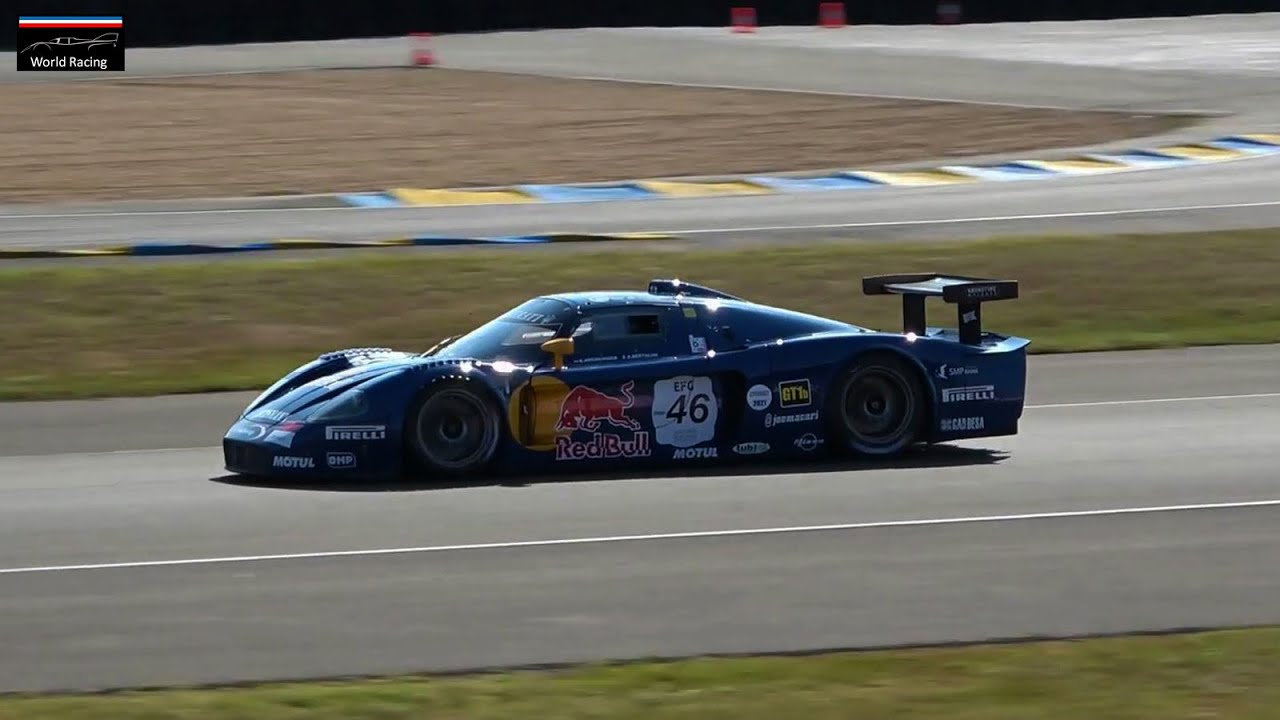 Maserati MC12 GT1 Beautiful V12 Sound ! Endurance Racing Legends 2021 ...