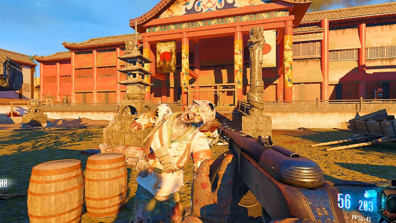 COD Black Ops III Zombies: Courtyard full Gameplay (No Commentary - 4K ...