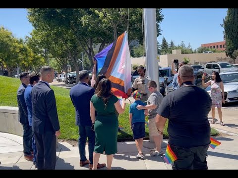 LGBTQ Flag Raising Ceremony - YouTube