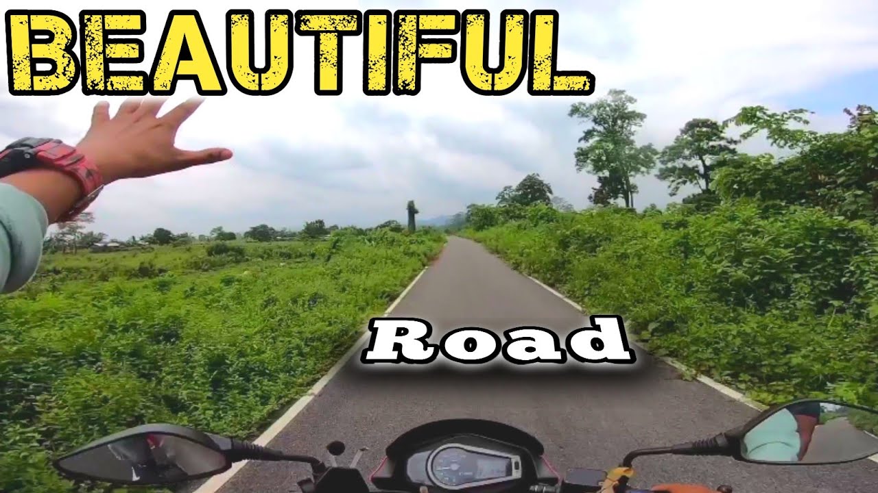 A Ride On Beautiful Road In A Village Area Of Missamari - YouTube