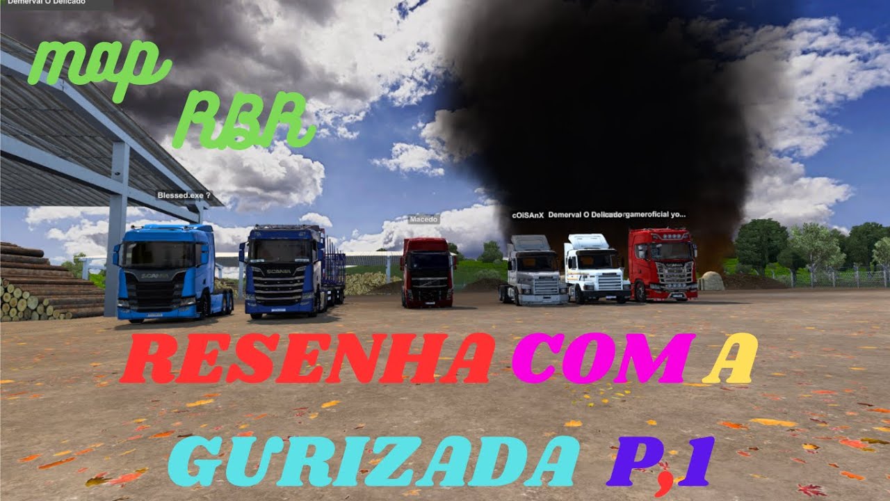 euro track simulaitor 2 MAP RBR Resenha com a gurizada parte 1 - YouTube