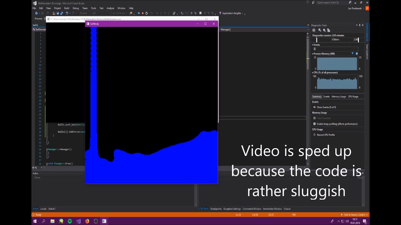 c++ Basic 2d Fluid Simulation - YouTube