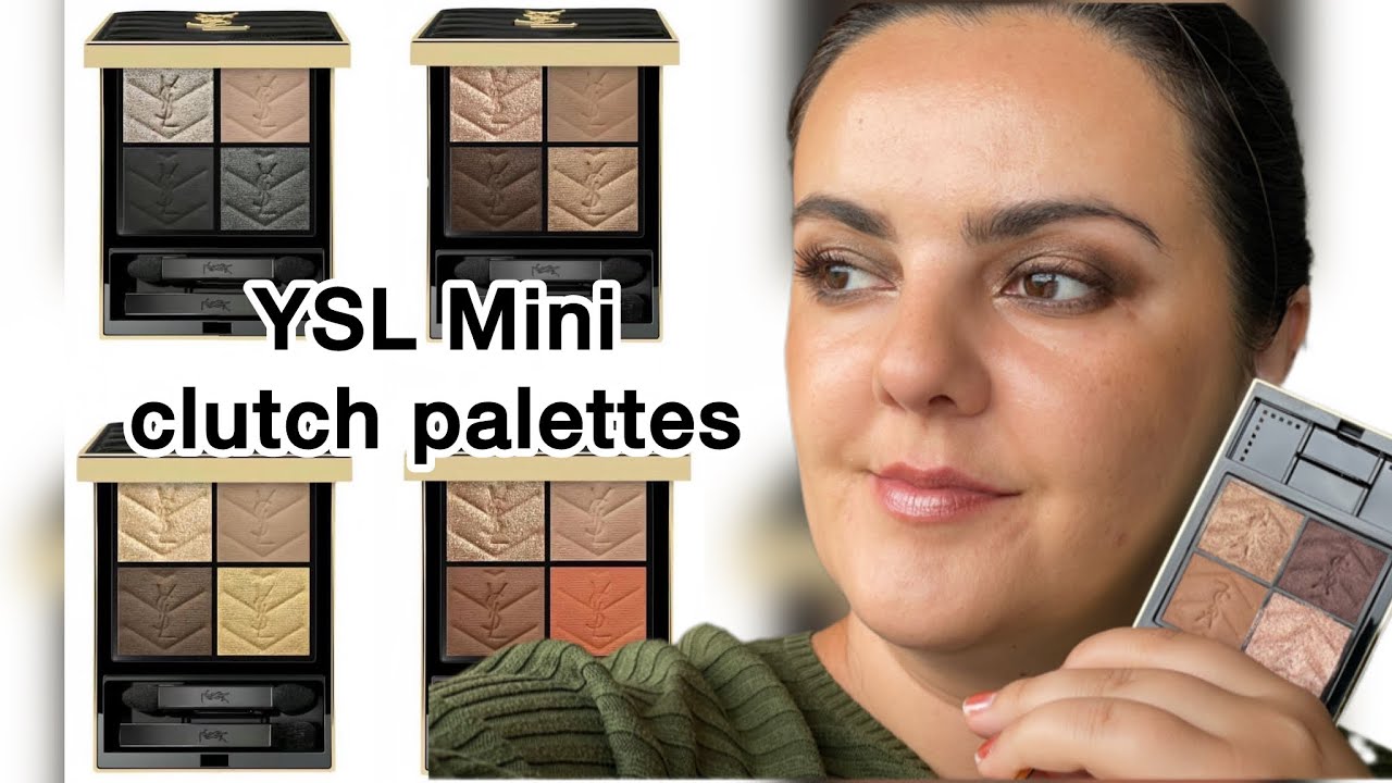 Unboxing & Makeup Looks with the New YSL Couture Mini Clutch Eyeshadow ...