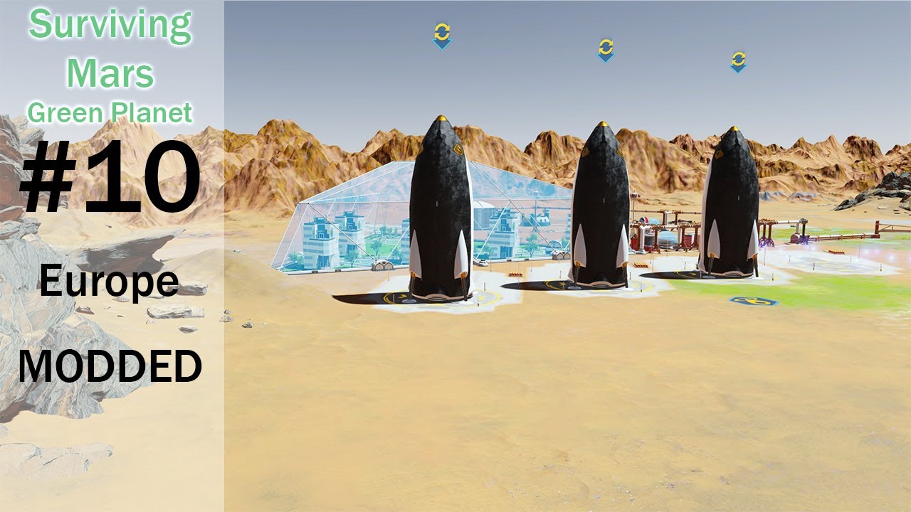 Surviving Mars With Mods - More Rockets - YouTube