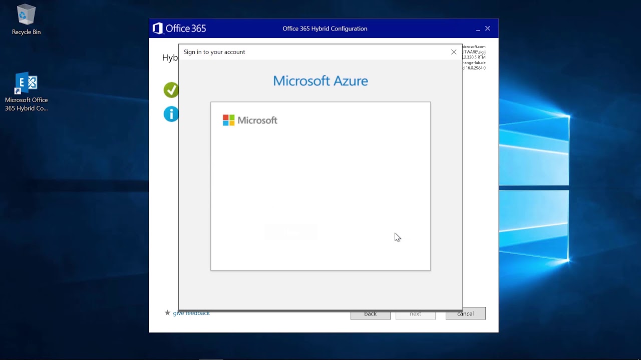 Installing the Hybrid Agent Preview using the Hybrid Configuration ...