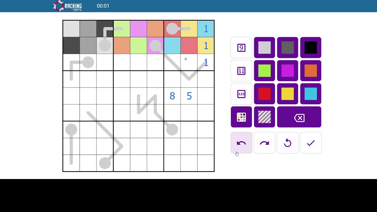 Cracking the Cryptic -- Four Corner Color Overlay Demo - YouTube