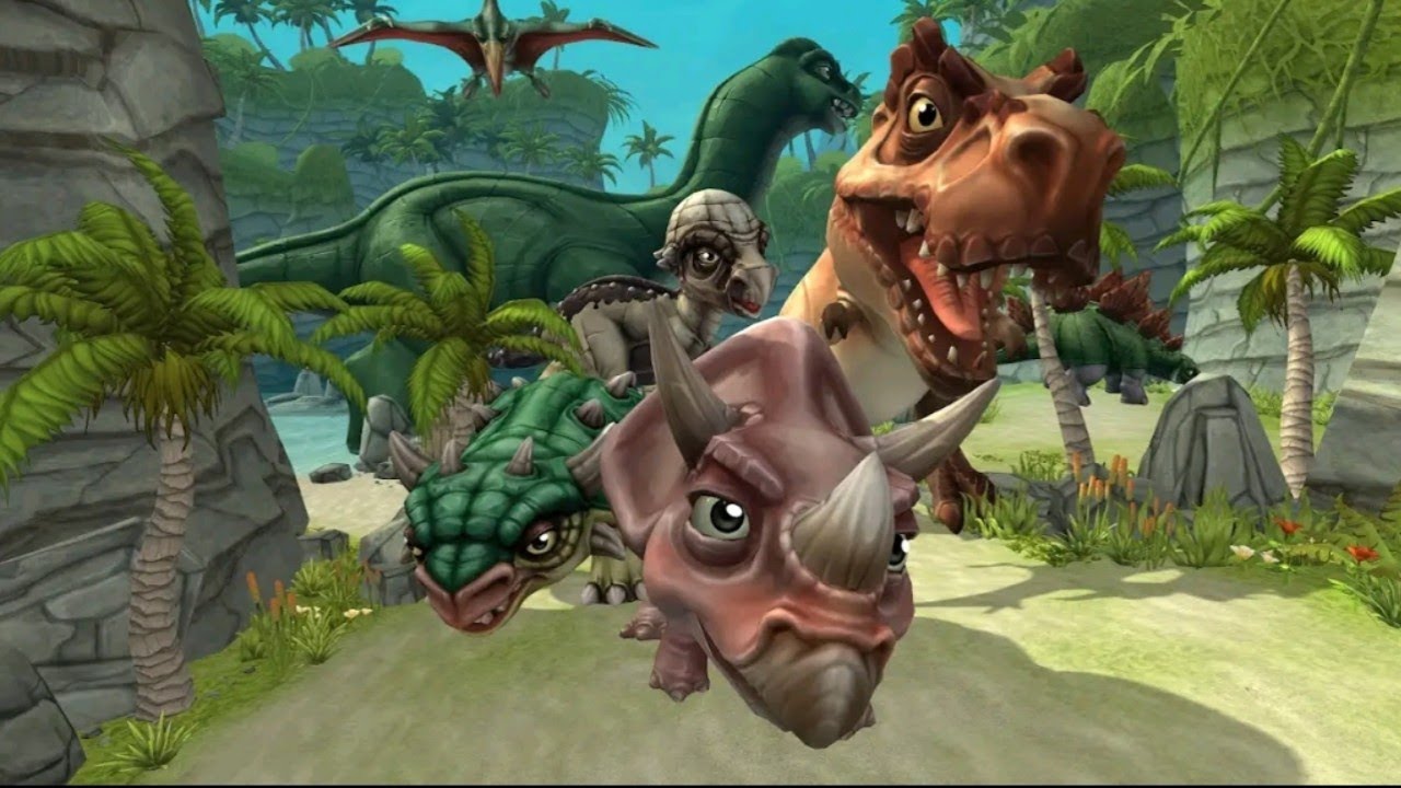 Dino park gameplay | Dino park game all Dinosaurs | Cartoon for kids ...