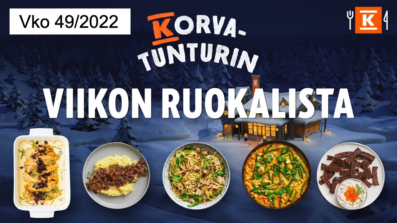 Viikon 49 ruokalista - Katso nopeat vinkit! | K-Ruoka - YouTube