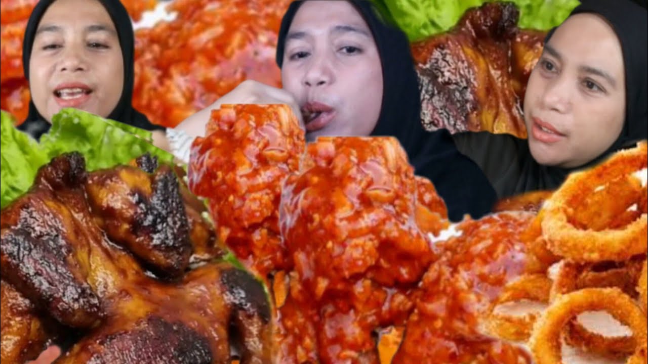SPICY CHICKEN COMPILATION MUKBANG - YouTube