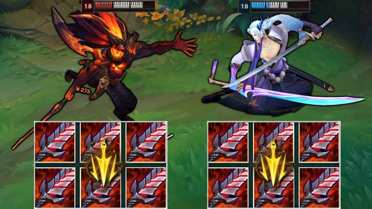 Yasuo Vs Yone Full Build Fights And Best Moments Youtube