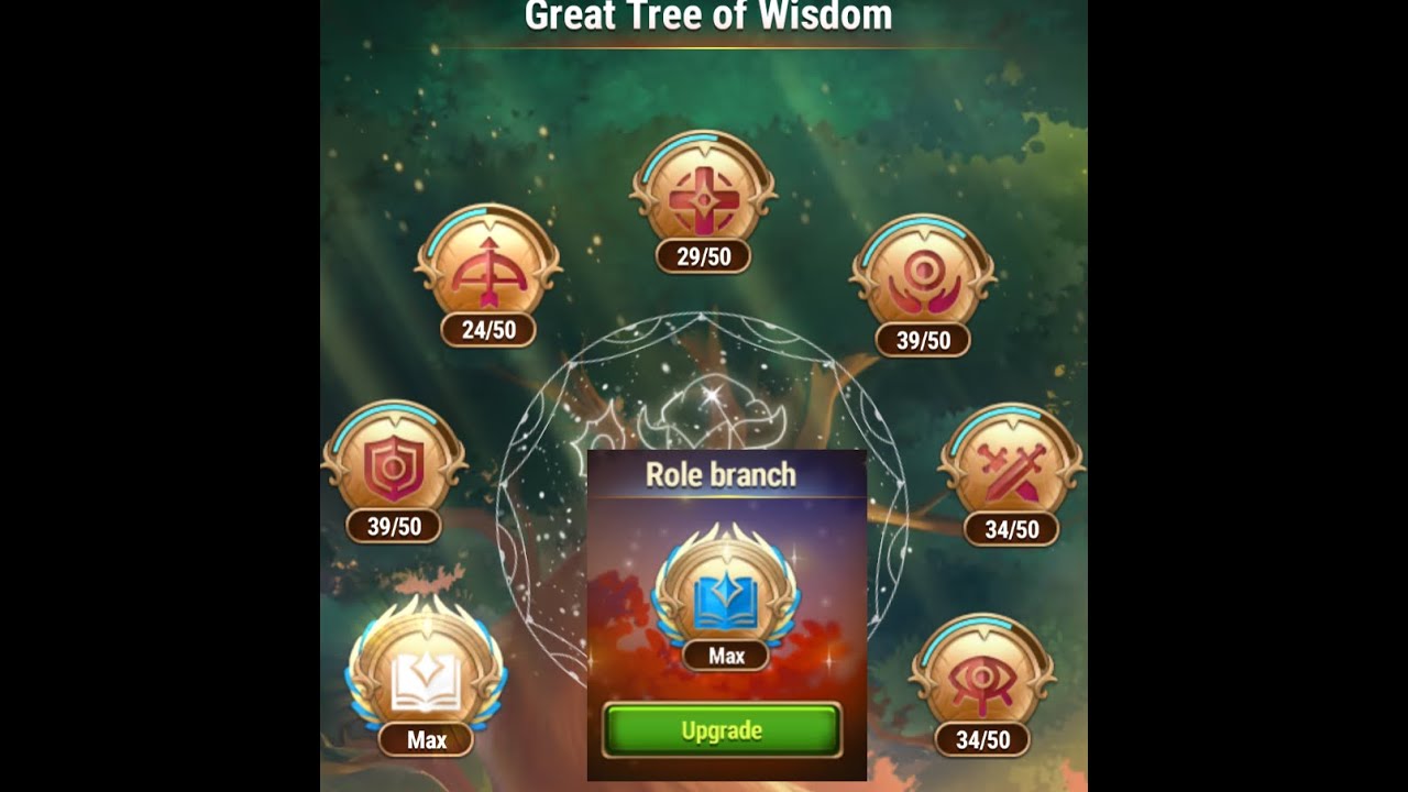Great Tree of Wisdom - Maximum Level for Mages Branch - YouTube