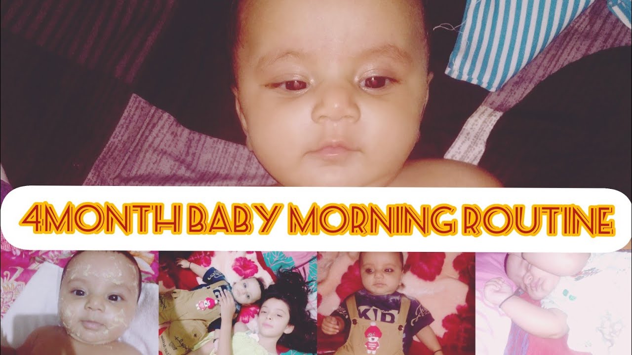 my 4month baby real morning routine|meri beti ka morning routine vlog ...