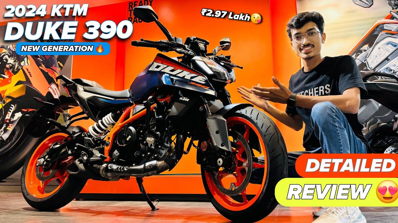 2024 KTM DUKE 390 Detailed Review | KTM Duke 390 Onroad Price,New ...