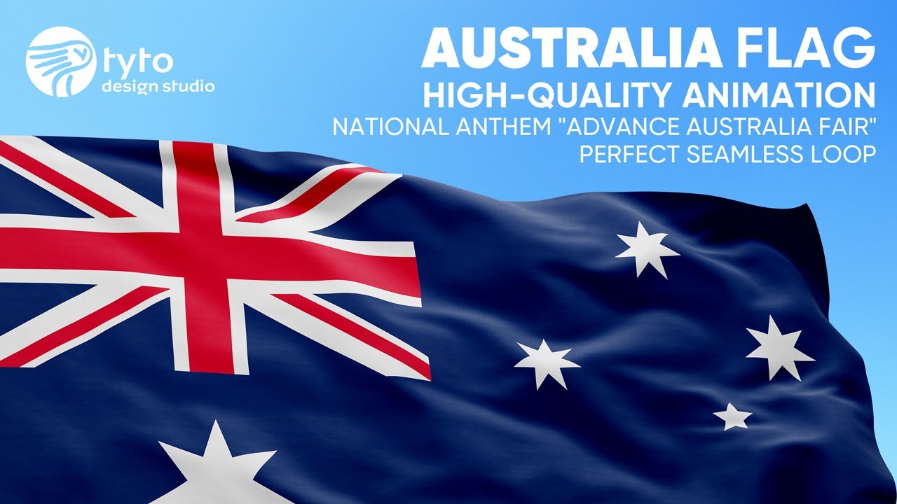 Australia Flag Animation - YouTube