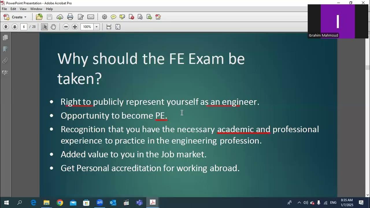 INTRODUCTION FE LECTURE 01 - YouTube