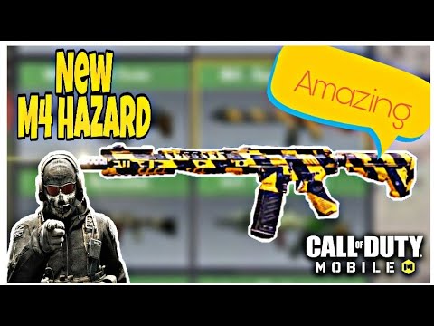 *New* M4 [ HAZARD ] gameplay in Cod Mobile - YouTube