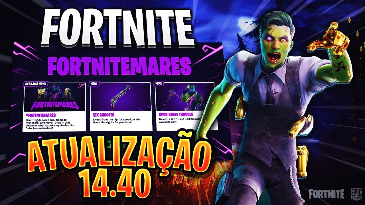 FORTNITE ATUALIZAÇÃO 14.40 | NOVIDADES | DESAFIOS E EVENTO HALLOWEEN ...
