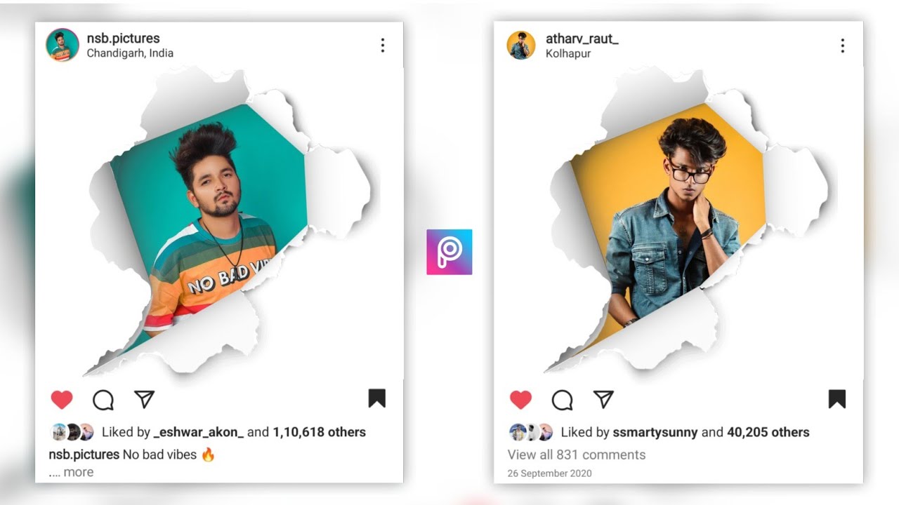 Instagram 3D Paper Tron Photo Editing in Picsart | Picsart 3D Instagram ...