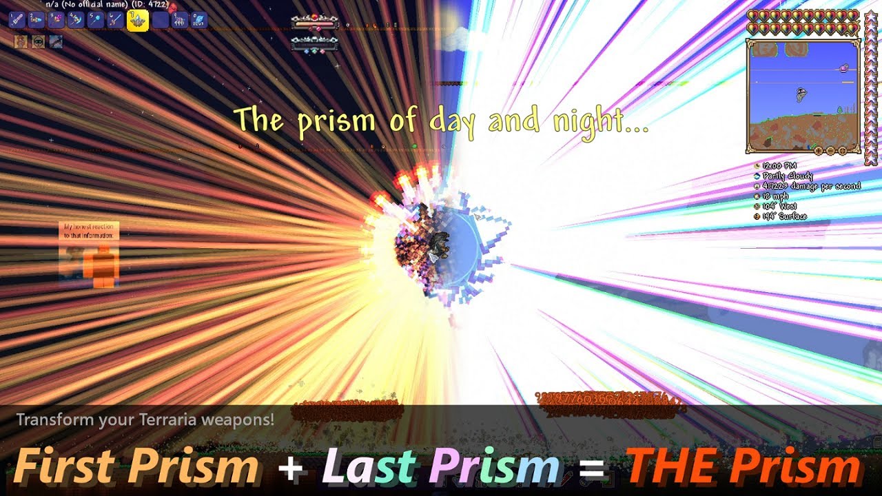 Condensing the power of Last Prism for ULTIMATE Prism ─ With Terraria ...