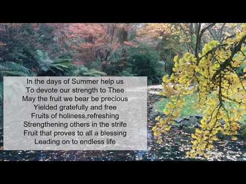 In The Bud of Early Springtime open source Green Hymn Book - YouTube