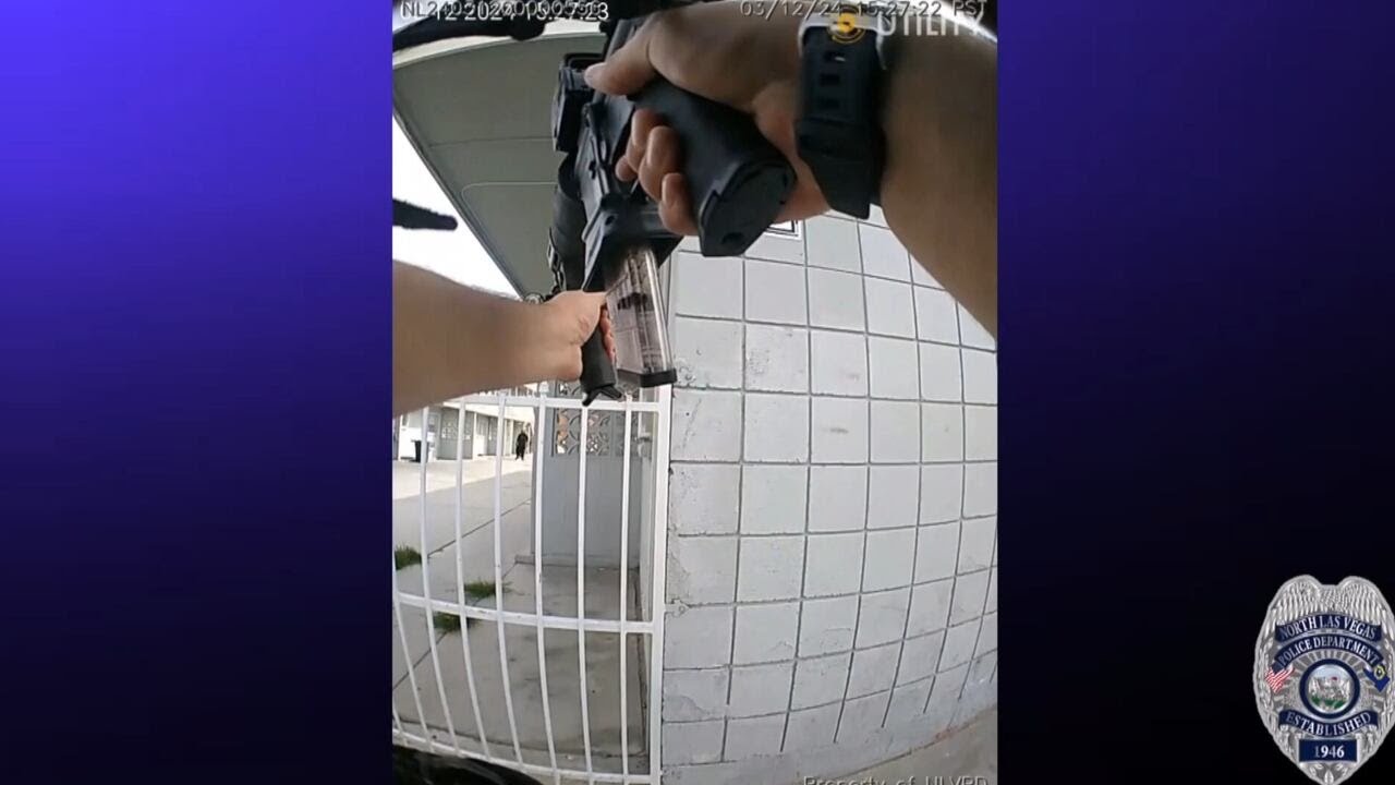Body cam video released in North Las Vegas Officer Shooting - YouTube