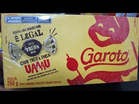 Nova Caixa de Bombons Garoto - Trufa Duo