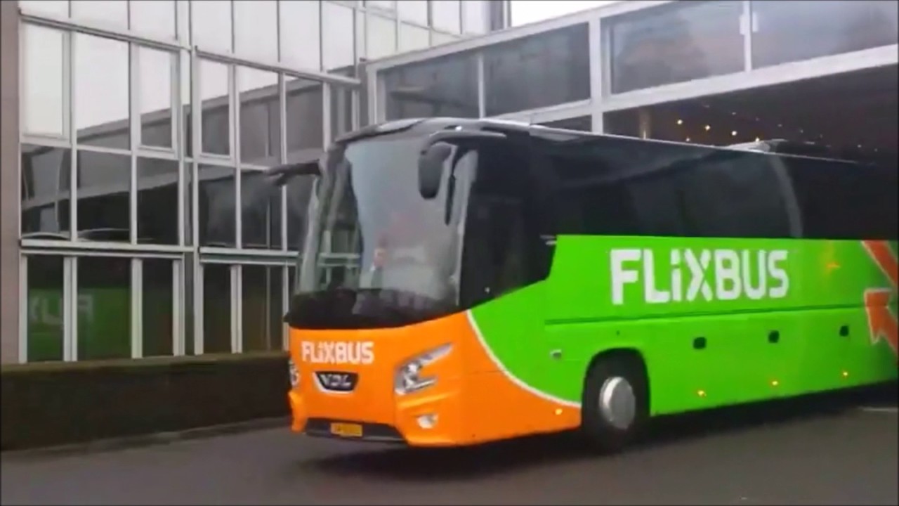 Eerste meters nieuwe bus Pouw Vervoer in opdracht van Flixbus - YouTube