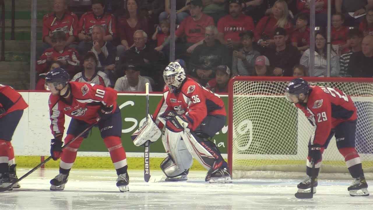 Game saving stops by goalie Matt Onuska - YouTube