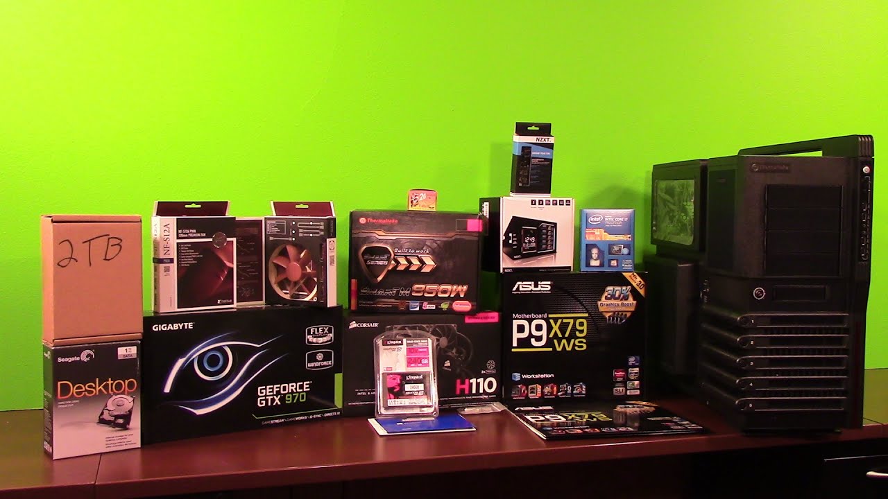 Old dog's 1st computer build - YouTube
