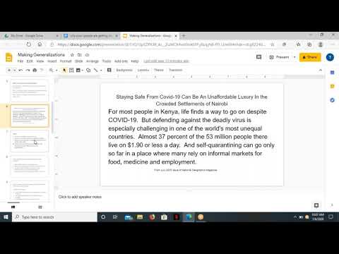 Lesson | Making Generalizations - YouTube