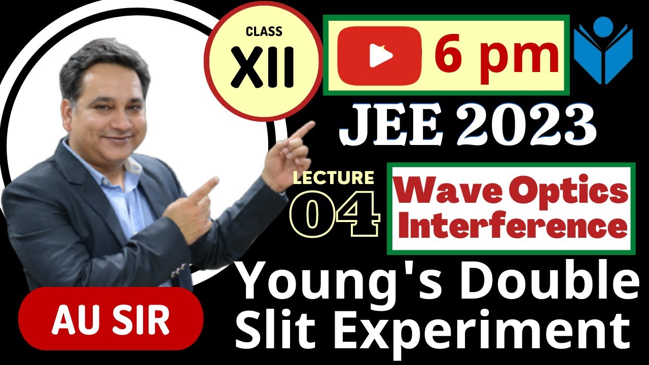 Wave Optics JEE | L4 | YDSE | Interference | Superposition | JEE Main ...