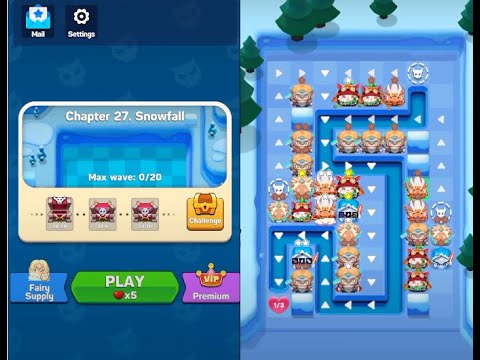 Cube Defender Casual TD - Chapter 27 - Snowfall - YouTube