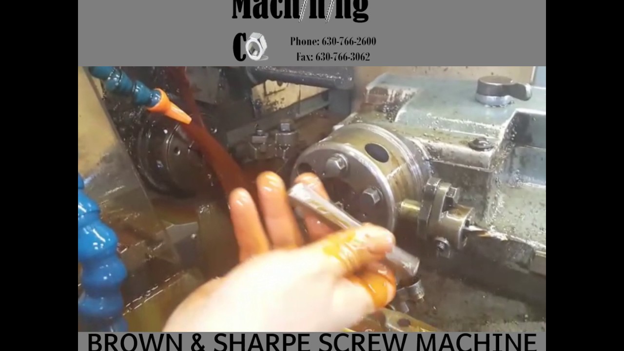 BROWN & SHARPE-DRILL AND TAPPING - YouTube