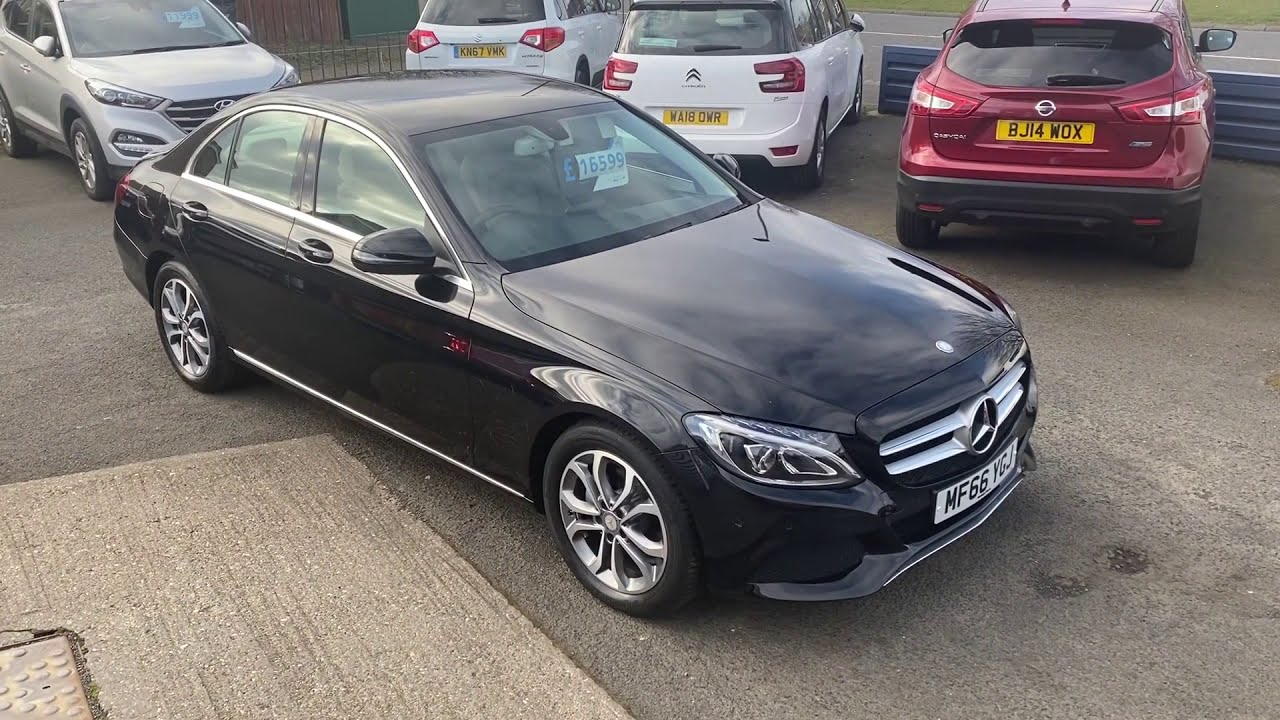 Mercedes-Benz C Class 1.6 C200d Sport G-Tronic+ (s/s) 4dr 2016/66 - YouTube