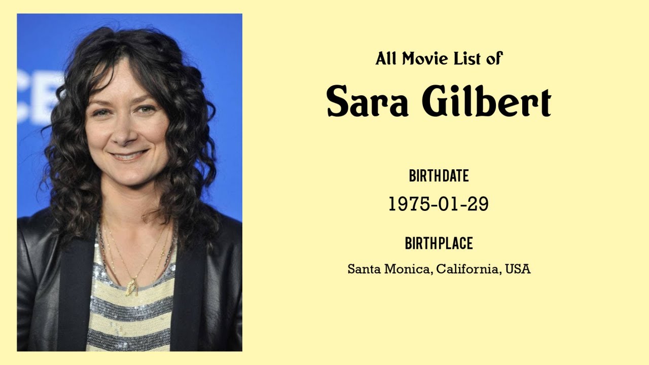 Sara Gilbert Movies list Sara Gilbert| Filmography of Sara Gilbert ...