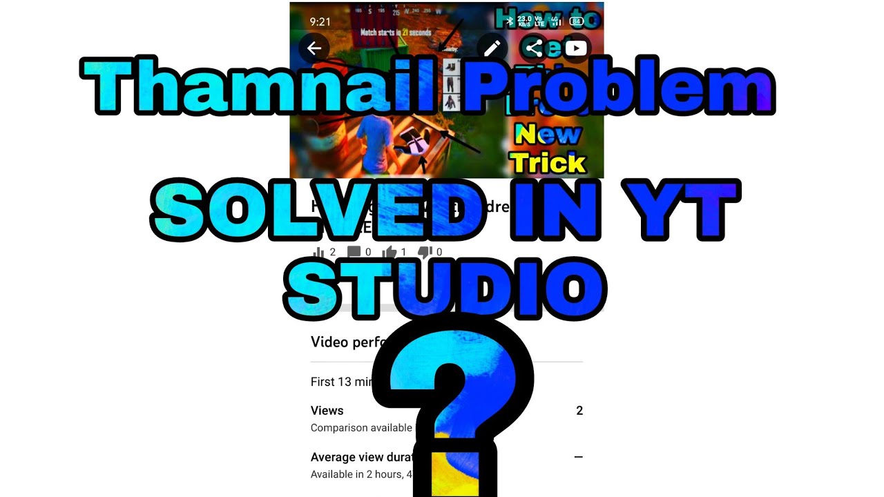 How to solve thumbnail problem in YT studio|PUBG MOBILE|SQUADXGOD - YouTube