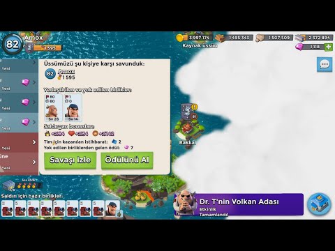 Benim Hesapla Bana Saldırdım :)) Boom Beach Türkçe