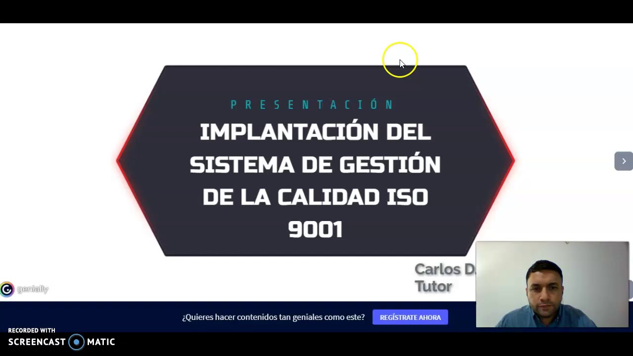 PRESENTACION IMPLANTACIÓN DEL SGC ISO 9001 CDRN UNAD - YouTube