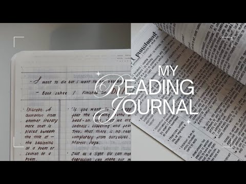 My simple reading journal 📚 | Flipthrough