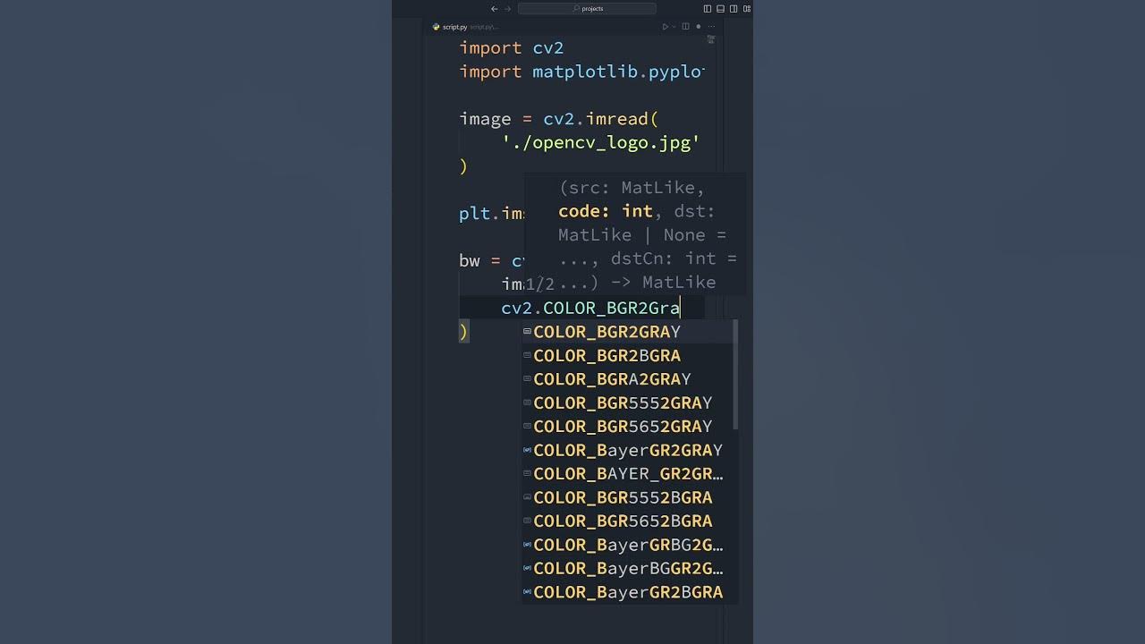 How To Make An Image Black And White In Opencv Python Opencvpython Opencv Python 