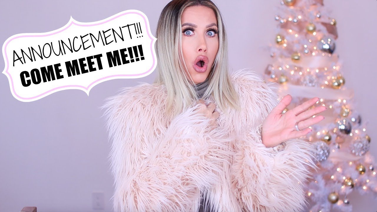 ANNOUNCEMENT!!! COME MEET ME!!! - YouTube