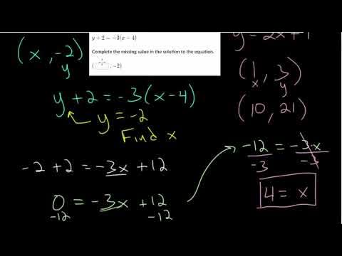 Complete Solutions to 2 Variable Equations - YouTube